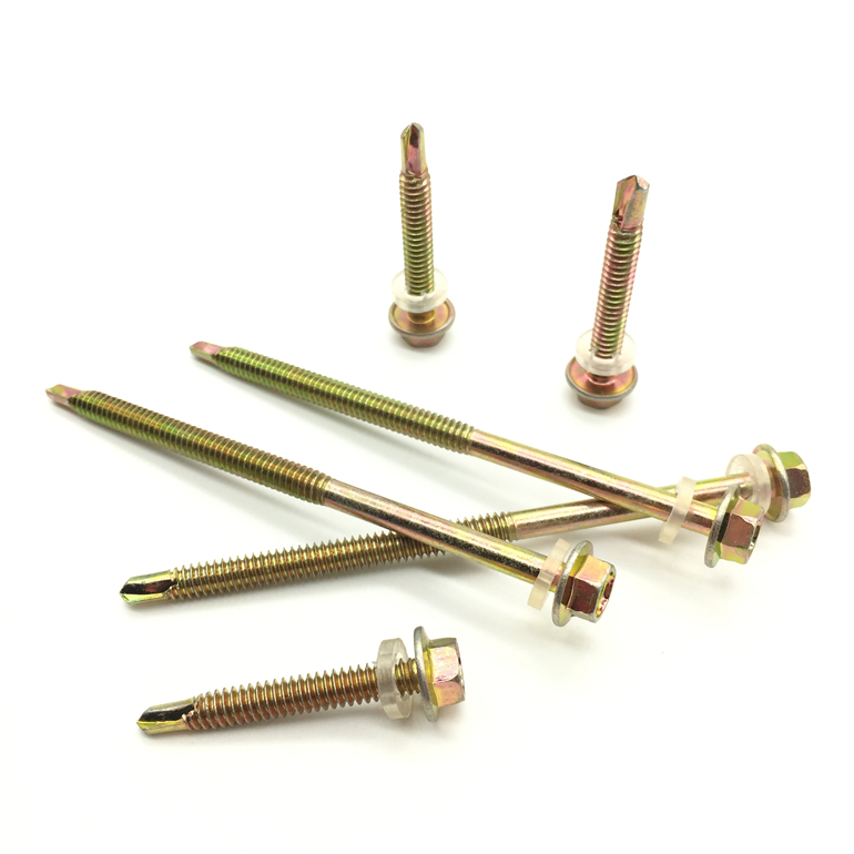 100% Original Hex Flange Head Self Tapping Screws - High quality yellow ...