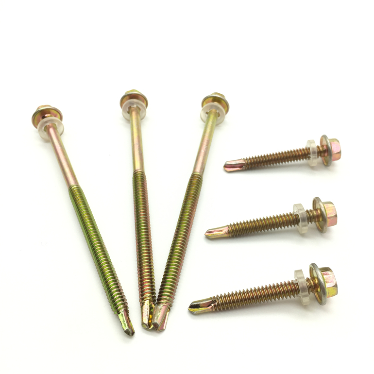 100% Original Hex Flange Head Self Tapping Screws - High quality yellow ...